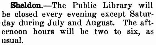 Sheldon Public Library – Carnegie Libraries in Iowa Project